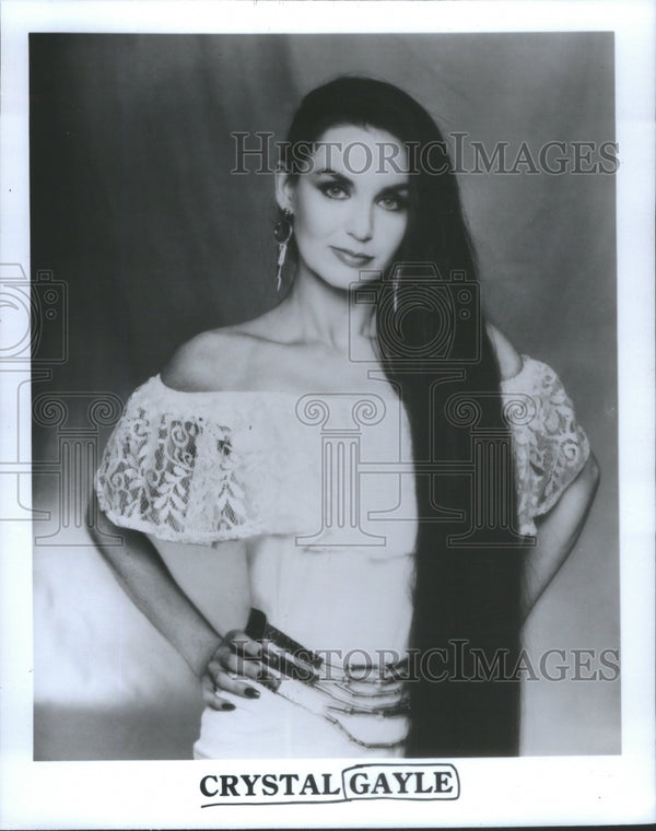 Crystal Gayle American Country Music Singer - Historic Images