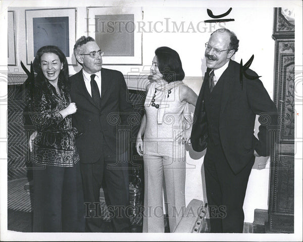 1972 Press Photo Mrs. Avern Cohn District Court Judge Max Pincus Stanl ...