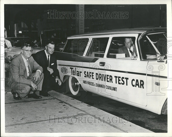 1960 Press Photo Mr Edward Emond Safety Drivers Run Performance Testin ...