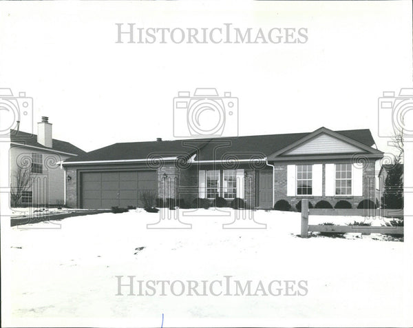 1982 Press Photo Arlington Homes designed expandable room ranch style ...
