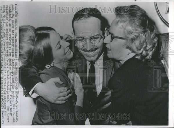1965 Press Photo Peter Landerman, Russian Prisoner Returns Home ...