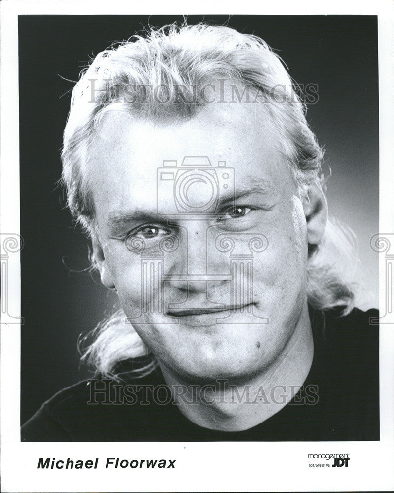 1987 Press Photo Michael Floorwax Disc Jockey Denver Colorado FM Comed ...
