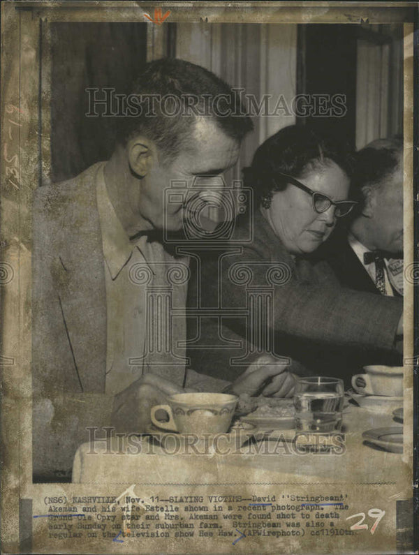 1973 Press Photo David Akerman and his wife Estelle were found shot to ...