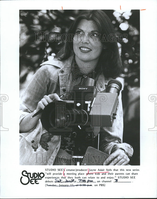1977 Press Photo Studio See Creator Producer Jayne Adair Feel New Seri ...