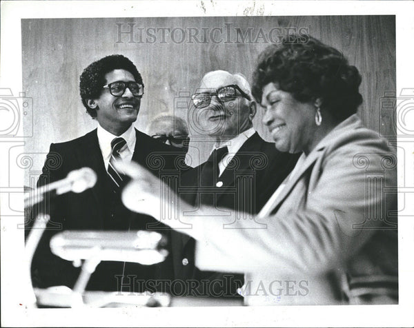 1982 Press Photo Kenneth Cockrel at City Council - Historic Images
