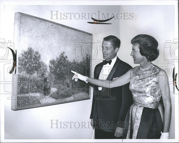 1962 Press Photo Roy D. Chapin Jr. And His Wife - Historic Images