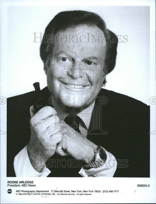 1966 Press Photo Roone Arledge President ABC News New York - Historic ...