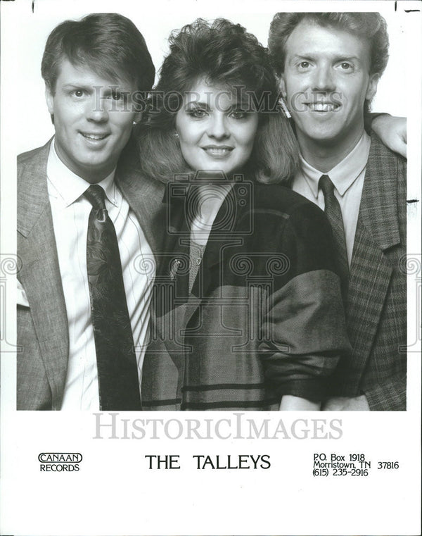 1987 Press Photo Talleys American Music Group - Historic Images