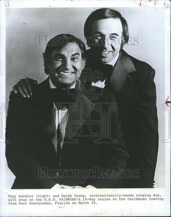 1982 Press Photo Tony Sandler Ralph Young Bayfront Center Monday night ...