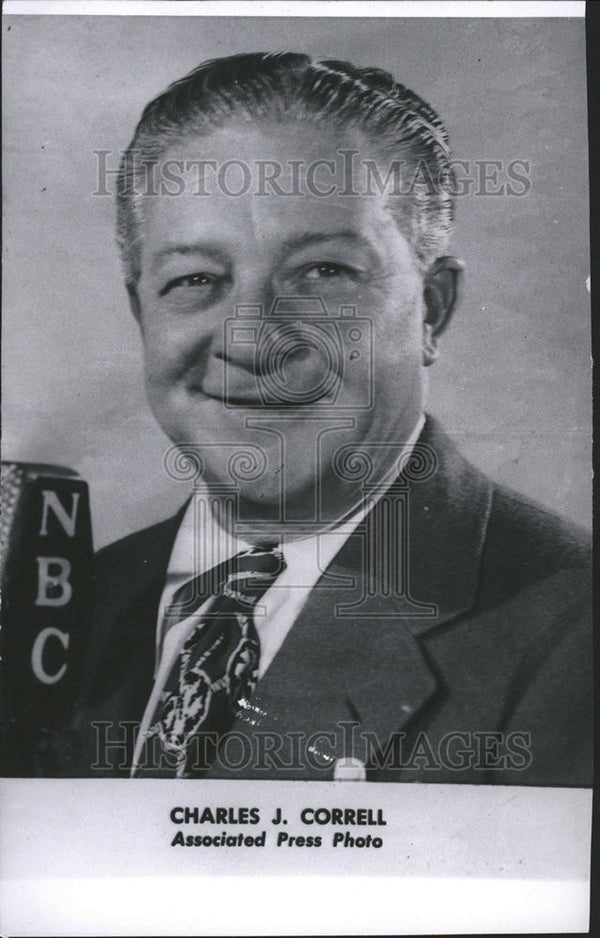 1951 Press Photo Charles James Correll American radio comedian Amos An ...