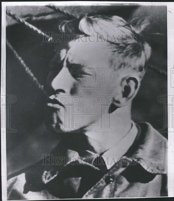 1957 Press Photo William Girard Defendant face Japanese firing range t ...