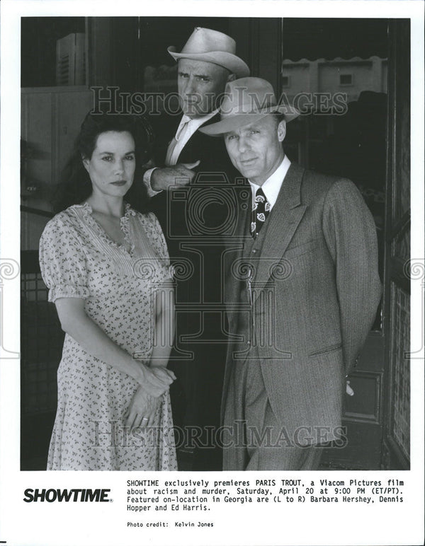 Undated Press Photo Barbara Hopper Ed Harris Showtime Exclusive Premie ...