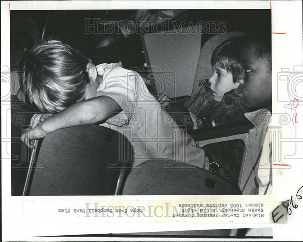 1976 Press Photo Kevin Stransky Michael Carter Park Elem Boys ...