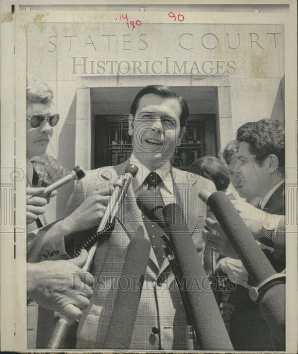 1974 Press Photo Dwight Chapin Deputy Assistant President Richard Nixo ...