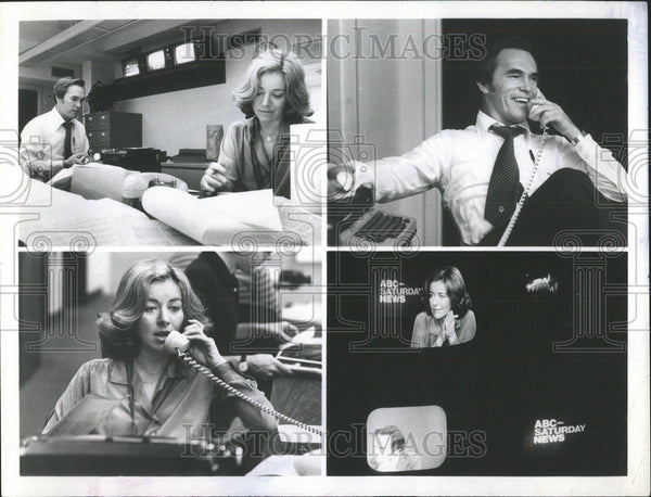 1989 Press Photo Newscaster Tom Jarriel And Sylvia Chase - Historic Images