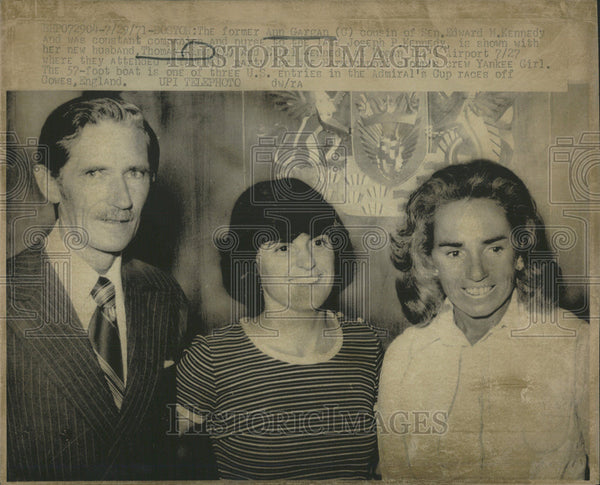 1971 Press Photo Ann Gargan Cousin Sentor Edward M. Kennedy - Historic ...