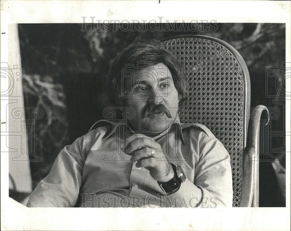 1977 Press Photo Chicago newspaper publisher Louis Lerner - Historic Images