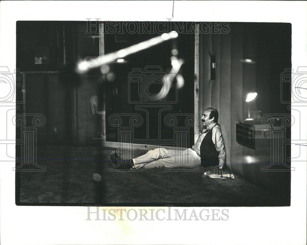 1977 Press Photo Tom Alderman Hard Work Emotion Record Relax Playback ...