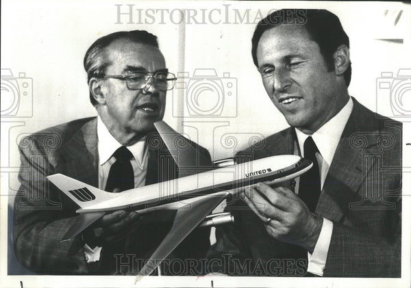 1978 Press Photo Edward E. Carlson United Airlines Chairman - Historic ...