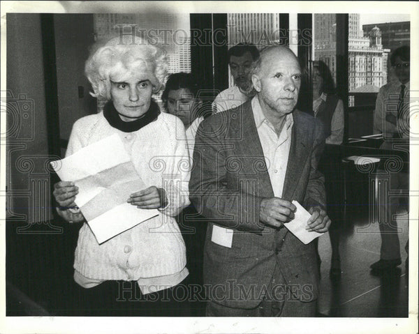1981 Press Photo Mr and Mrs Edward & Josephine Cwik of 1232 N Greenvie ...