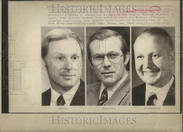 1976 Press Photo Dr. Malcolm R. Currie Pentagon Research Chief ...