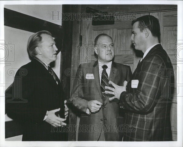 1970 Press Photo Marriott Inns Don Linn Robert Barrie John Carson Conv ...