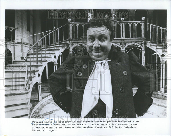 1978 Press Photo Patrick Hines Actor - Historic Images