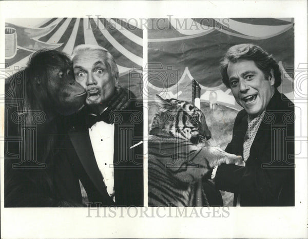 1985 Press Photo Ted Knight Celebrity Circus Ceasars Palace Las Vegas ...