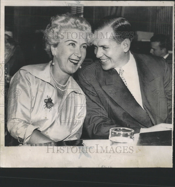 1952 Press Photo Olga Konow Washington Roy Kelly Oilboat Engineer Atto ...