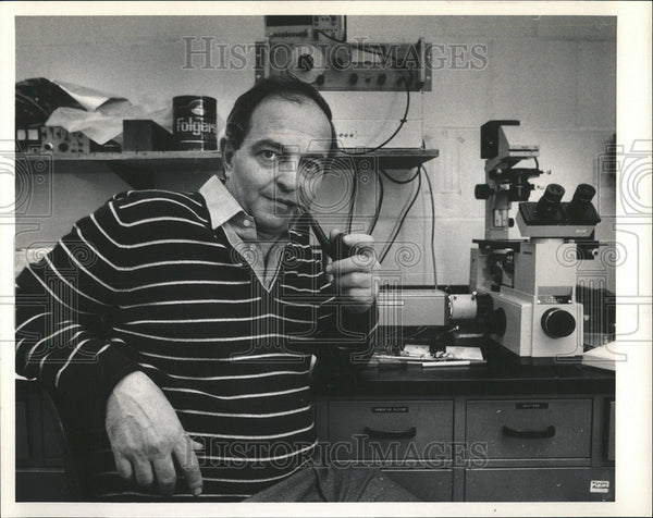 1989 Press Photo Albert Libchaber University Chicago Phycisist ...