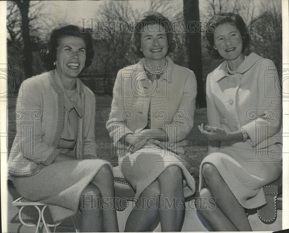 1965 Press Photo Mrs Robert Isham Mrs Lawrence Morgan Mrs William McLe ...