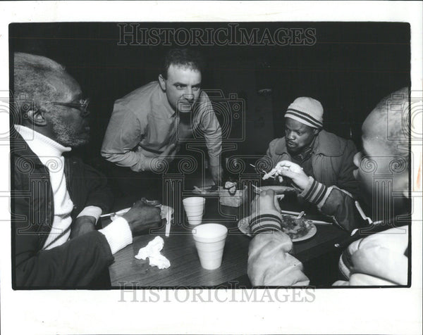 1991 Press Photo George Gottlieb Demarcus Billups Grace Mission Church ...