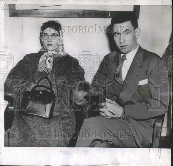 1956 Press Photo John Gilbert Graham Gloria district Courtroom mother ...