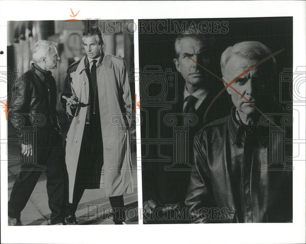 1994 Press Photo Robert Conrad George Hamilton American Movie Televisi ...