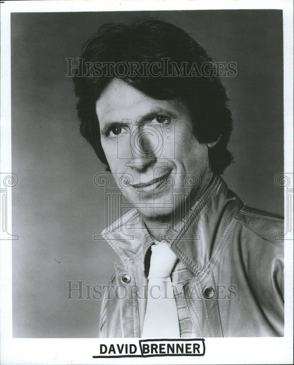 1985 Press Photo David Brenner American standup comedian actor author ...