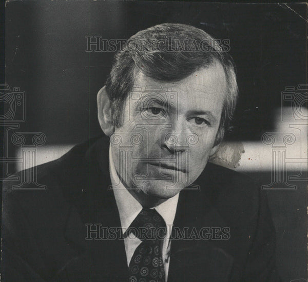 1973 Press Photo Sen. Howard Baker during press conference - Historic ...