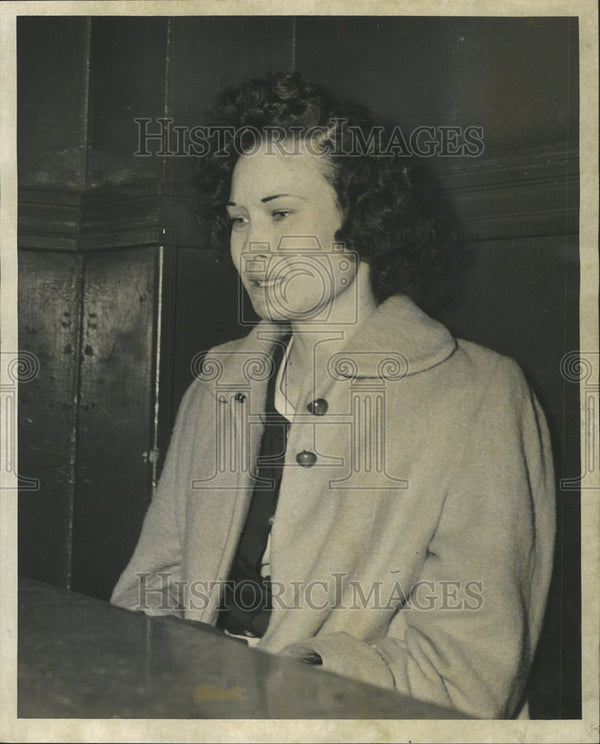 1954 Mrs Kathleen Angle, Wife Of The Killer Of Mr And Mrs Veach ...