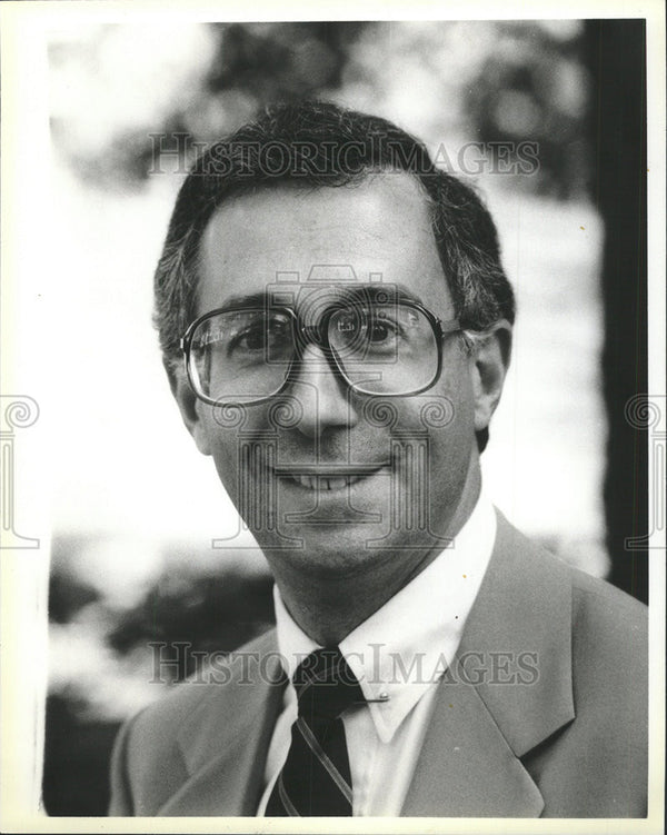 1985 Press Photo Jed L. Babbin, Vice President Shipbuilders Council of ...