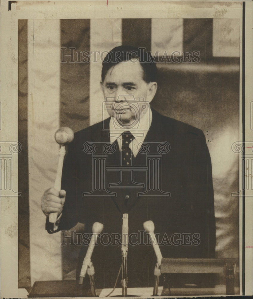 1971 Press Photo US House Representative Speaker Carl Albert - Historic ...