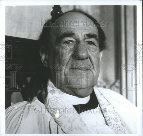 1989 Press Photo Sir Michael Hordern As Reverend Simeon Simcox ...