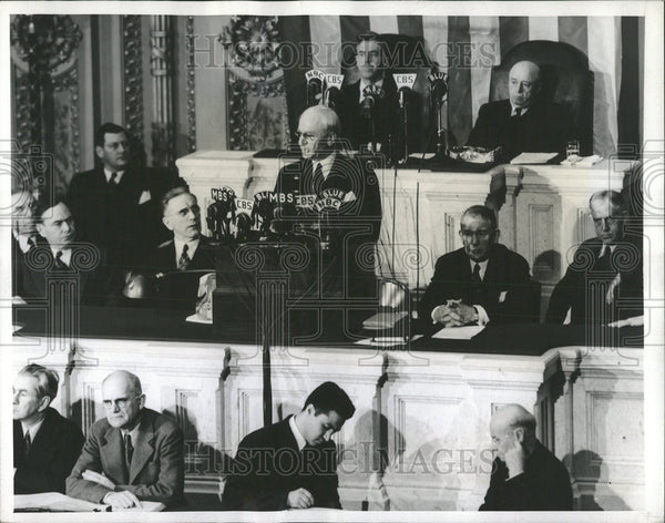1943 Press Photo Secretary of State Cordell Hull Moscow Declarations ...