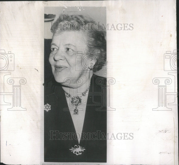 1956 Press Photo Mrs.Dorothy Houghton, Iowa is President of Electoral ...