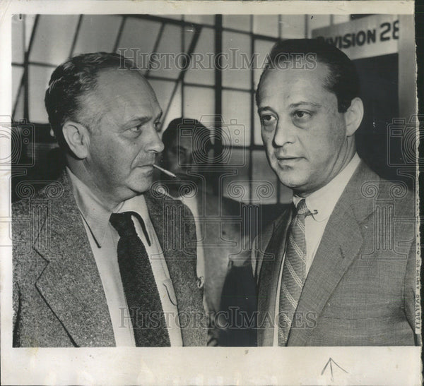 1951 Press Photo Actor Agent Sid Luft Actress Judy Garland municipal c ...