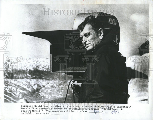1971 Press Photo Director David Lean Ryan Daughter Self Portrait Progr ...