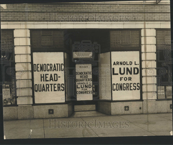 1934 Press Photo James Igoe Thomas O'Brien Arnold Lund West Madison st ...
