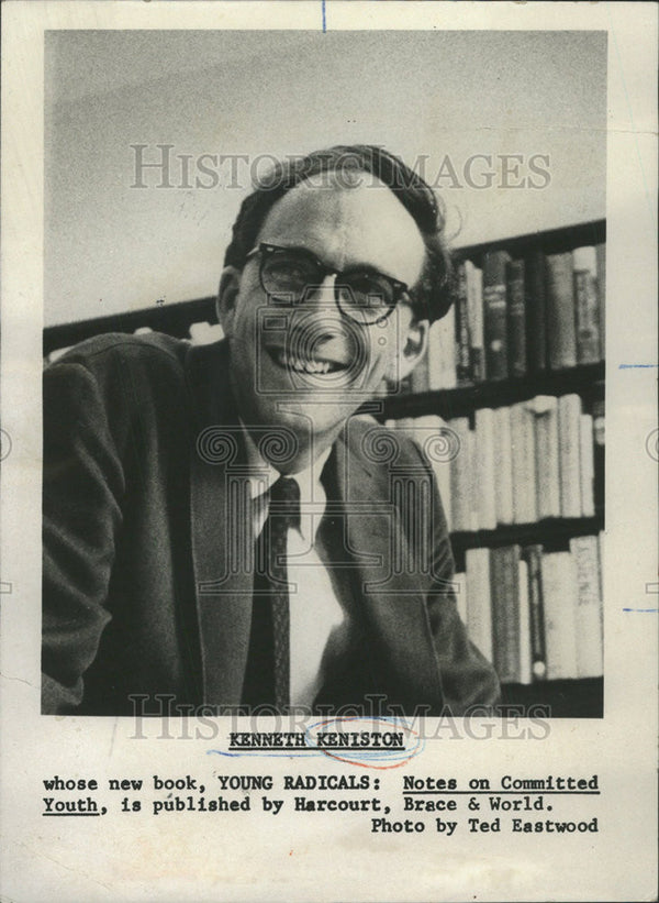 1968 Press Photo Kenneth Keniston Young Radicals Harcourt Brace World ...