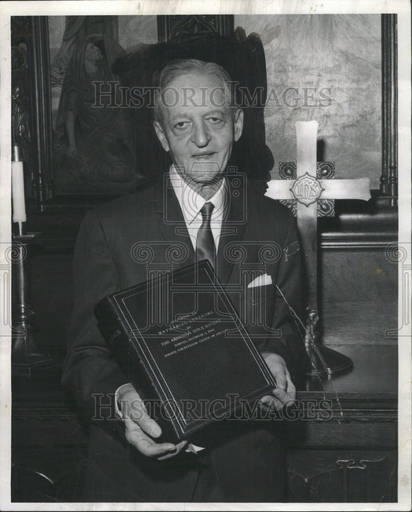 1968 Press Photo NATHANIEL LEVERONE CHAIRMAN CHICAGO SPONSORING COMMIT ...
