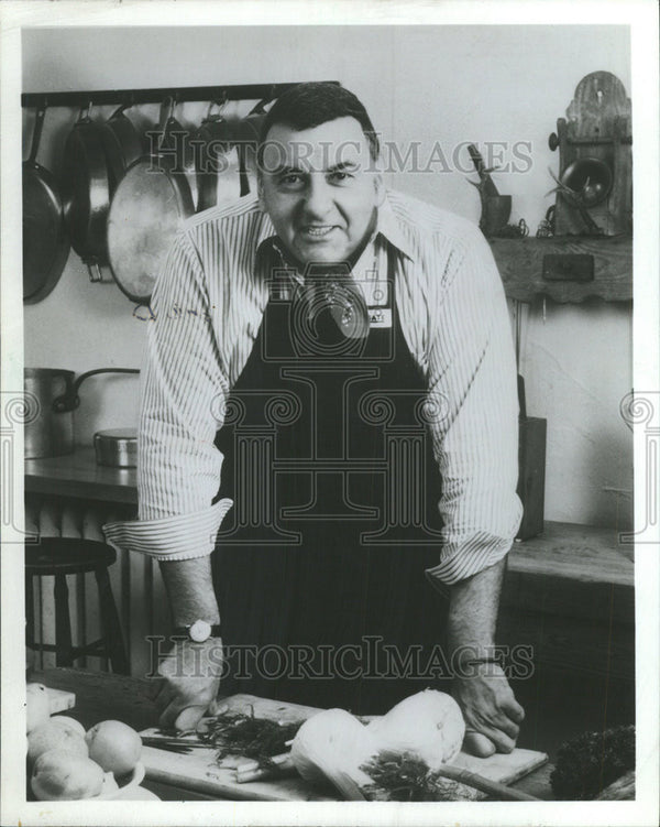 1984 Press Photo Bert Greene Cookbook Author - Historic Images