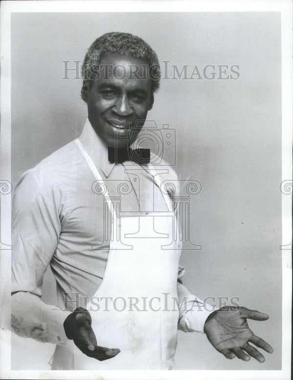 1978 Press Photo Talented Robert Guillaume portrays Benson Tate butler ...