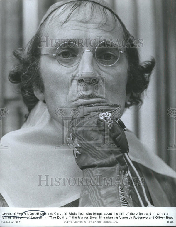 1972 Press Photo Christopher Logue Cardinal Richelieu Loudon Devil por ...